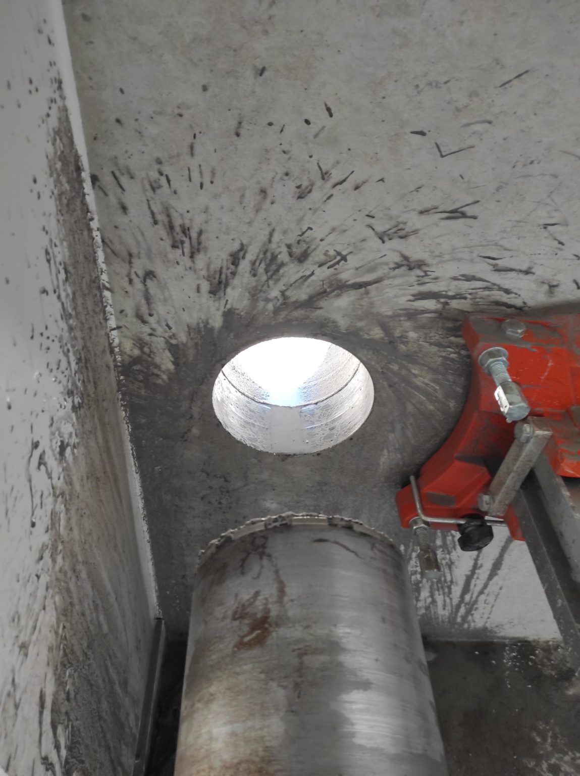 Carottage, percement de mur et béton par carottage - ATECS