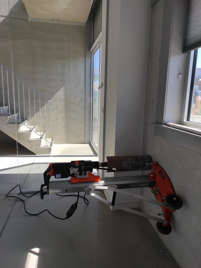 Carottage, percement de mur et béton par carottage - ATECS